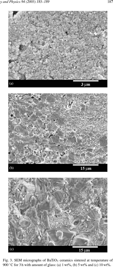 Figure 1 From Effects Of Bao B 2 O 3 Sio 2 Glass Additive On