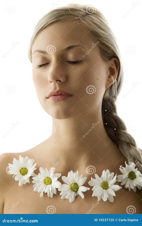 Blond With Closed Eyes Stock Image Image Of Clean Lifestyle 10237725