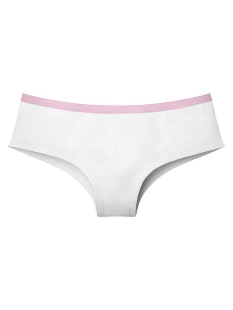 White Womens Hipster Briefs Dedoles