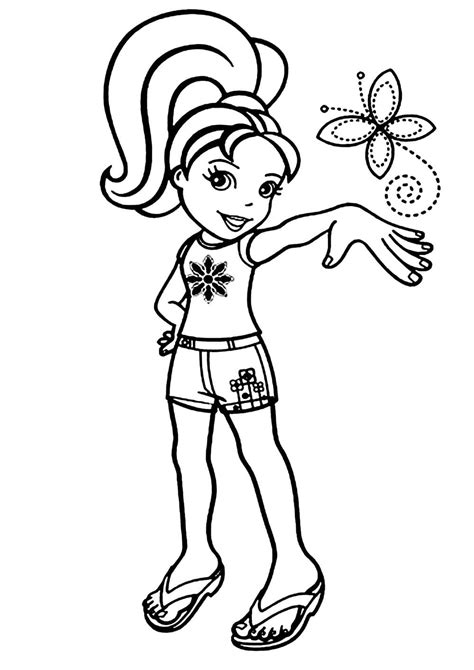 Kolorowanka Narysuj Polly Pocket 5 Pobierz Wydrukuj Lub Pokoloruj