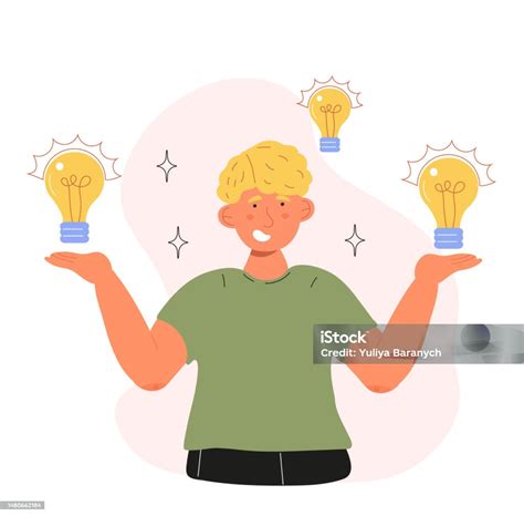 전구 개념 벡터를 가진 남자 유레카 빙고 그림 직원에게 동기를 부여하고 손가락을 가리키십시오 교사 교육 관련 직업에 대한 스톡 벡터 아트 및 기타 이미지 Istock