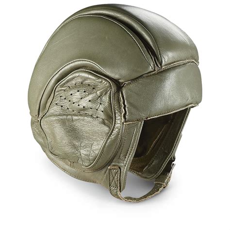 New German Military Surplus Tanker Helmet Olive Drab 589984 Helmets