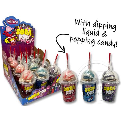 Soda Pop With Popping Candy 73g Lollies 4 U