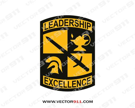 Army Rotc Crest Layered Vector911 Digital Vectors