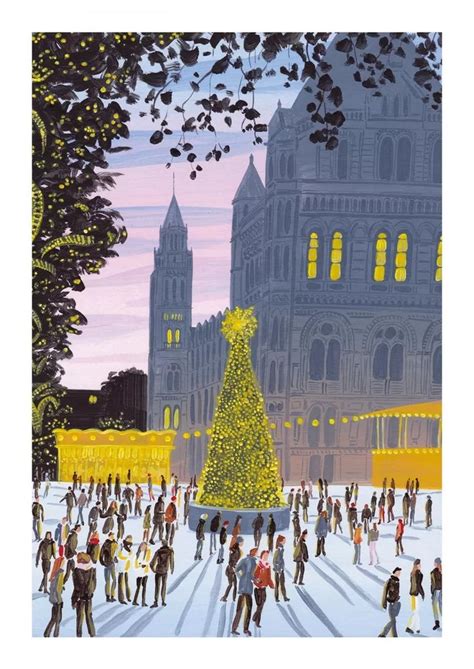Yukiko Nuritake Christmas Illustration Winter Illustration London