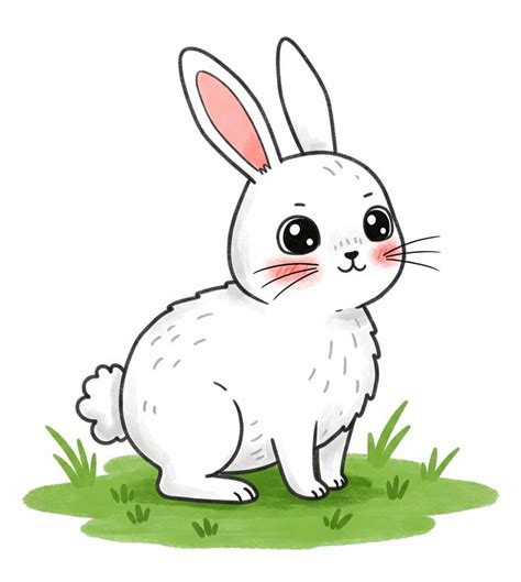 簡単うさぎイラスト画像