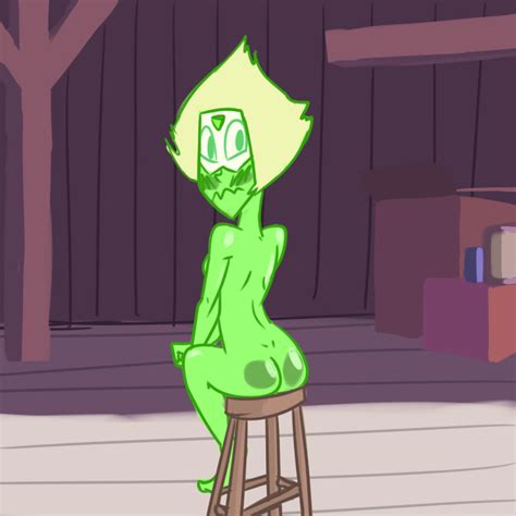 Rule 34 Alien Ass Gem Species Green Skin Nude Peridot Steven