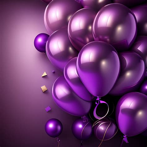 Free Download Purple Happy Birthday Background