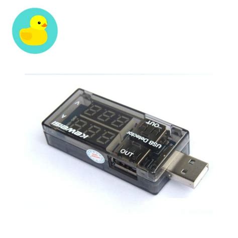 Keweisi USB Charging Voltage And Current Dual Display Meter Tester Lazada