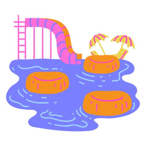 Design PNG E SVG De Jogos De Ondas Do Parque Aquático Para Camisetas