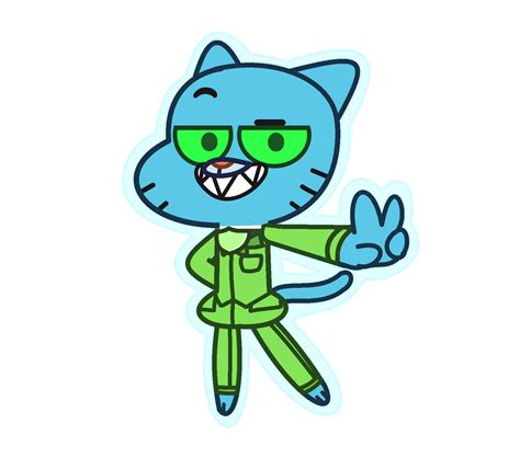 I Drew Ghost Gumball Im A Bit Scared Being A New Moderator And All Heheh R Gumballart