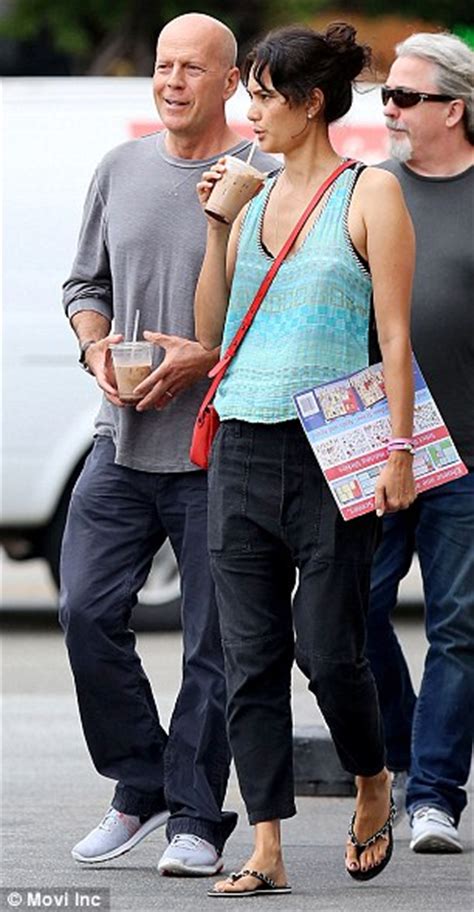 Bruce Willis And Wife Emma Heming Share A Smooch After Casual Breakfast