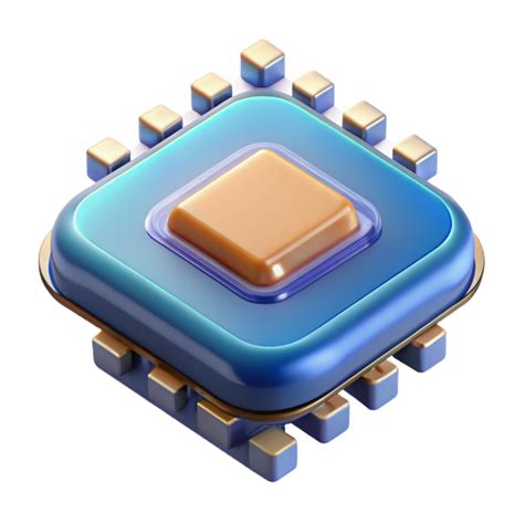 Extraordinary Contemporary Microchip With Visible Transistors Genuine