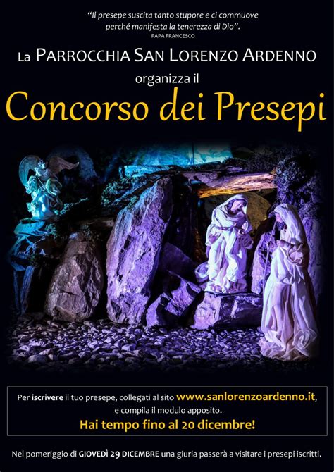 Concorso Presepi 2022 Aperte Le Iscrizioni Parrocchia San Lorenzo