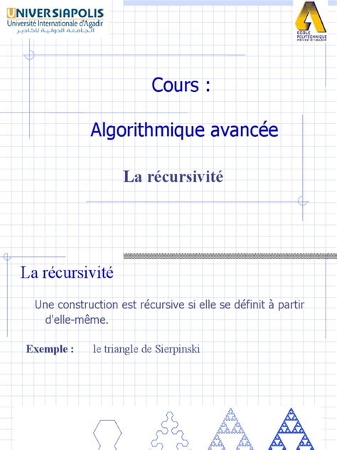 cours 2 td pdf algorithmes programmation informatique