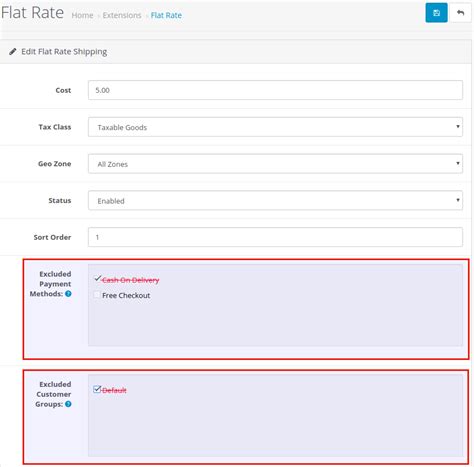 OpenCart Conditional Payment Methods For OpenCart X OpenCart Conditional Payment Methods For OpenCart X