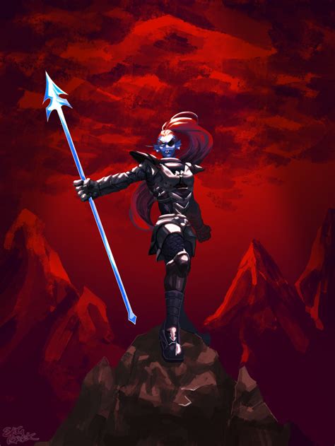 Undyne Undertale Drawn By Eng Baek Danbooru