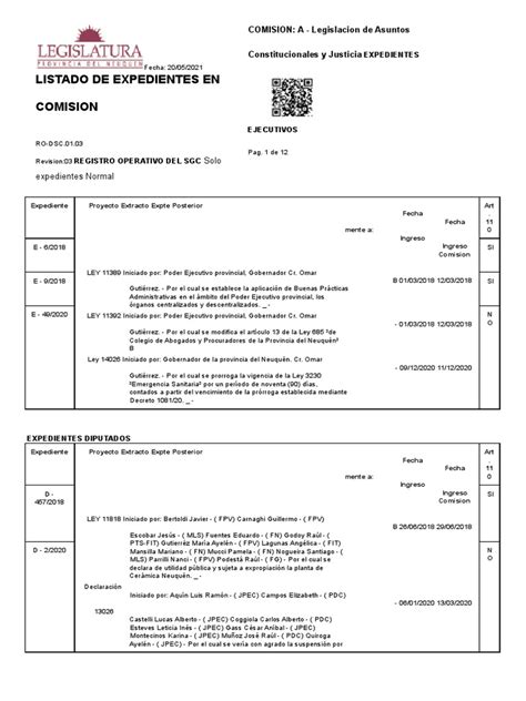 Legislatura De Provincia Neuquén Pdf Dominio Eminente Ley Pública