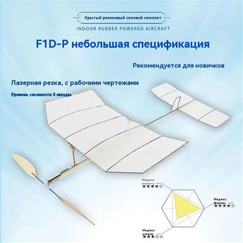 F1D резиномоторная модель самолёта - купить с доставкой по выгодным ...