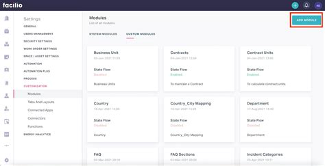 Creating A Module Facilio Documentation
