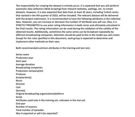 Solved Project Title Turkish Tv Series Success Prediction