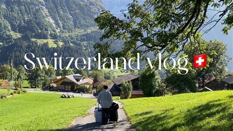 🇨🇭 14박15일 스위스 프랑스 신혼여행 Vlog1 9월 스위스 여행 프랑크푸르트에서 그린델발트 그린델발트 샬레 Youtube