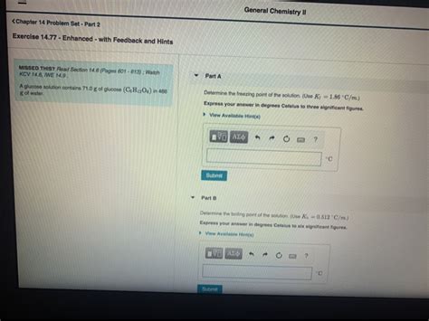 Solved General Chemistry II Chegg