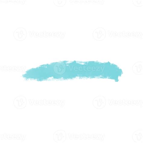 Pincelada De Aquarela Azul PNG