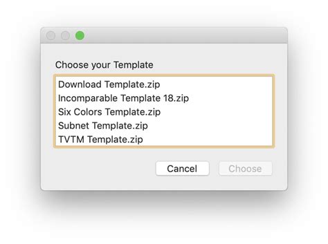 Bad AppleScript Load The Template Gun Six Colors