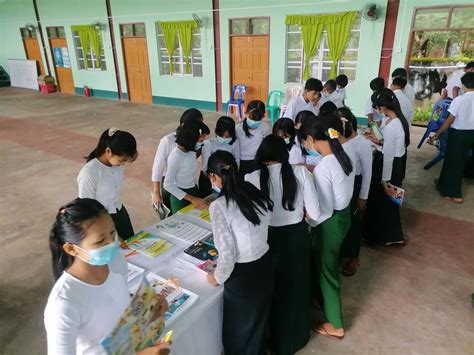 ရေဖြူမြို့နယ်တွင် ကျောင်းသူကျောင်းသားများ စာဖတ်ရှိန်မြင့်မားရန် အ ထ က