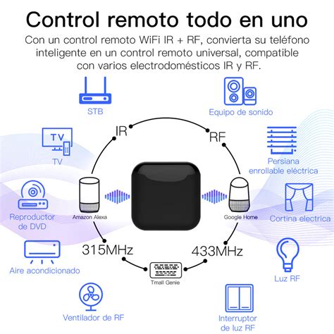 Nueva Versión Wifi Rf Ir Control Remoto Universal Smart Home Blaster D