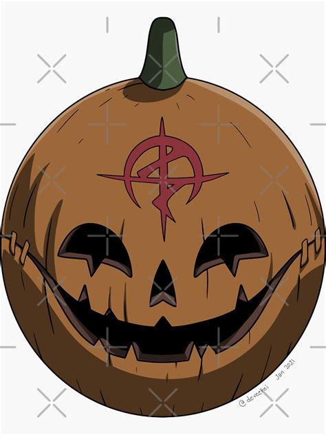 Gundam Mafty Pumpkin Head Recreated Sticker For Sale By Deveerei Redbubble