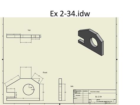 PPT Autodesk Inventor Portfolio Drawing Files PowerPoint Presentation ID