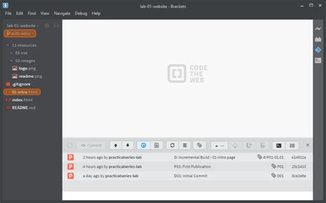 switching branches with brackets git practicalseries brackets git