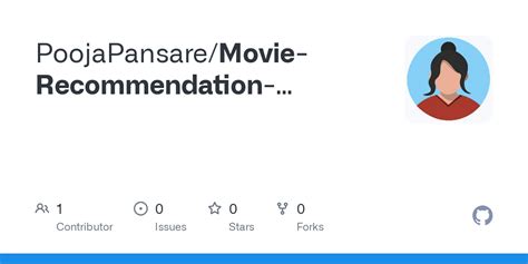GitHub PoojaPansare Movie Recommendation System Using R