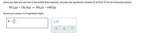 Using Any Data You Can Find In The ALEKS Data Chegg