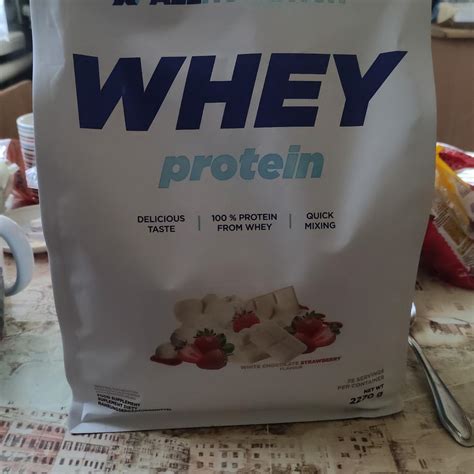 Протеин клубника белый шоколад Whey protein white chocolate strawberry ...