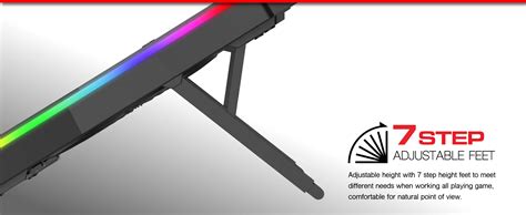 พัดลมโน๊ตบุ๊ค Rgb Signo Cp 510 พัดลมระบายความร้อนโน๊ตบุ๊ค พัดลมรองโน๊ต