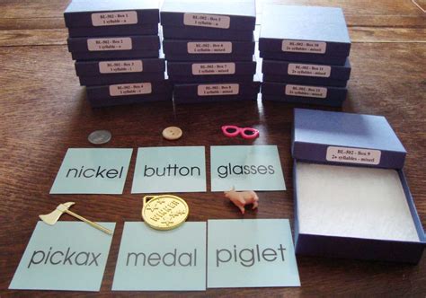 Blue Object Box Set Montessori Materials By Lakeview