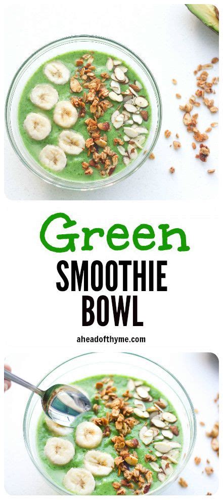 Green Smoothie Bowl Recipe