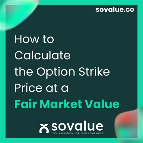 How To Calculate The Option Strike Price At A Fair Market Value