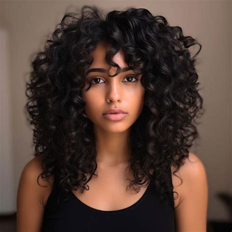 83 Cute Shoulder Length Curly Hairstyles To Try This Year In 2024