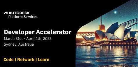 Aps Developer Accelerator Is Coming Back To Australia Autodesk