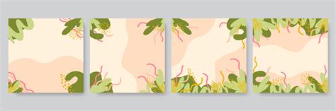 추상적 인 창조적 인 보편적 인 예술 템플릿 세트 포스터 카드 초대 전단지 커버 배너 플래카드 브로셔 및 기타 그래픽 디자인에 적합합니다 0명에 대한 스톡 벡터 아트 및