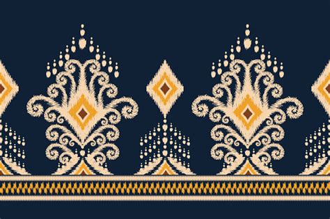 아프리카 Ikat Paisley 원활한 패턴 0명에 대한 스톡 벡터 아트 및 기타 이미지 0명 고풍스런 꽃 식물 Istock