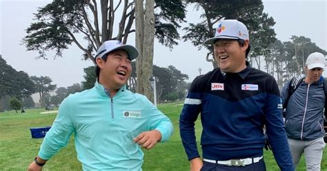 [민학수의 All That Golf]한국골프의 미래 이끌 2명의 유쾌한 만남… “조만간 함께 뛸 것 같아요”