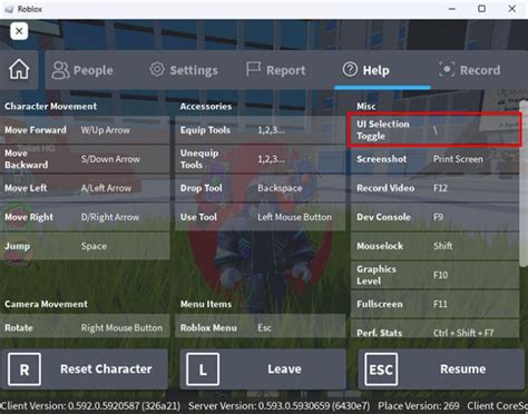 Como desativar a navegação da IU no Roblox All Things Windows