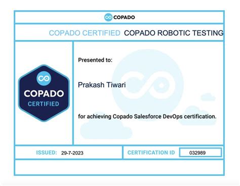 prakash tiwari on linkedin copado robotictesting automation