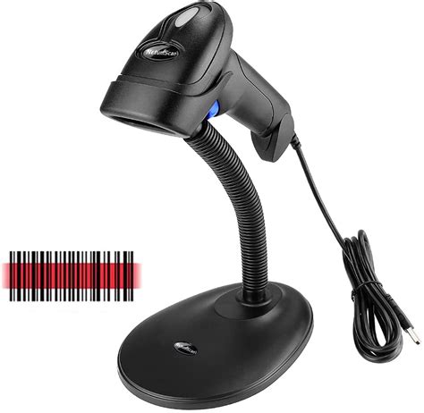 Netumscan Handheld Usb 1d Barcode Scanner With Stand Wired Ccd Bar Co