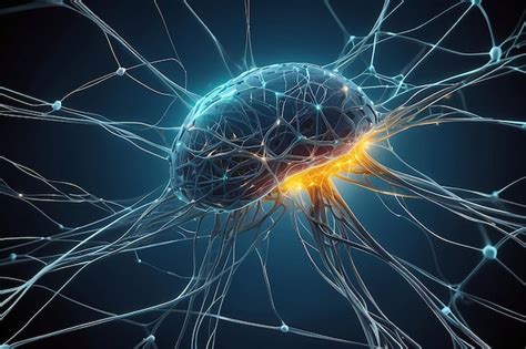 Premium Photo This Could Represent A Neural Circuit Of Biological